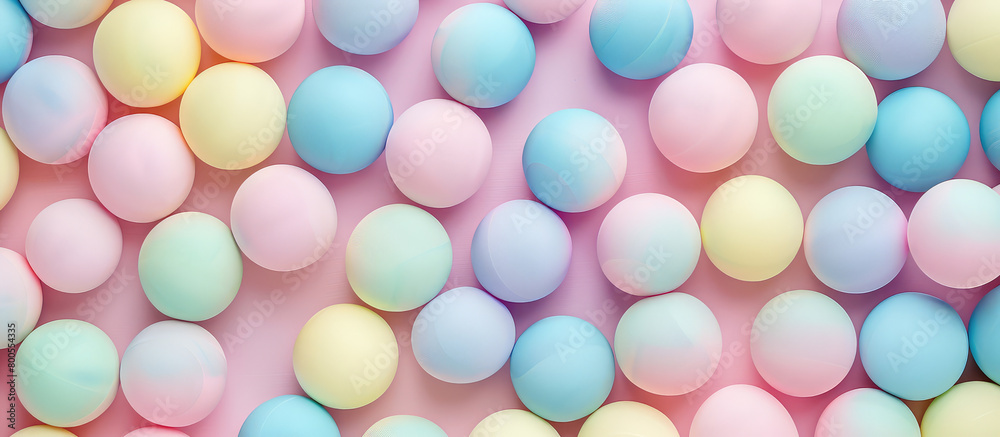 Pastel Colorful balls abstract wallpaper or background. Pattern design ...