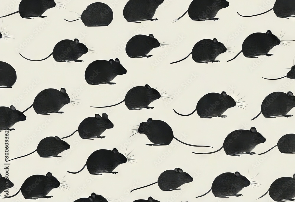 'mouse Endless Vector texture pattern mice Background Design Baby ...