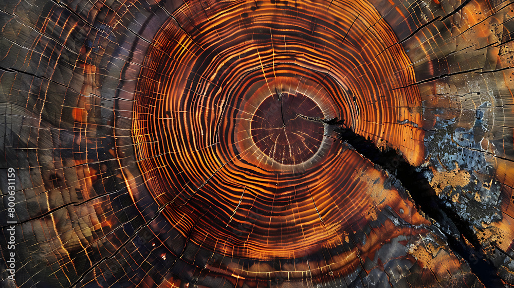 a close-up view of the cross-section of a tree trunk. Let’s explore the ...