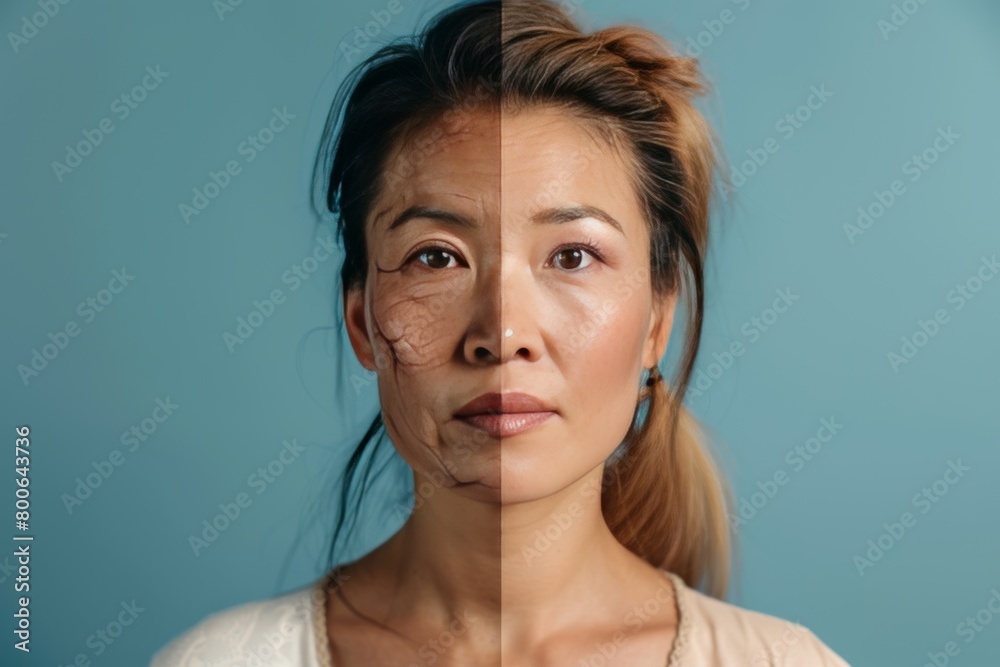 In her chronological aging journey, a woman's face lift and skincare ...