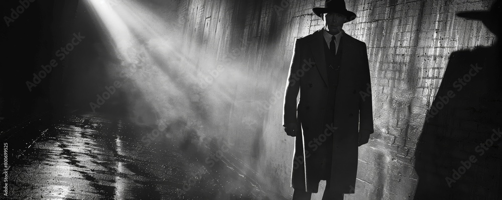 Bring the timeless allure of film noir to your modern movie poster ...