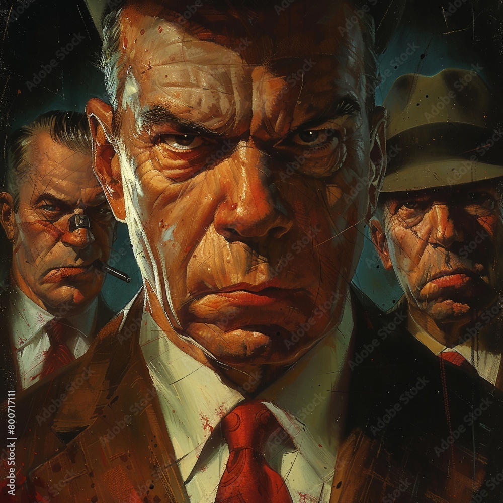 captivating frontal view that reveals the inner workings of crime ...