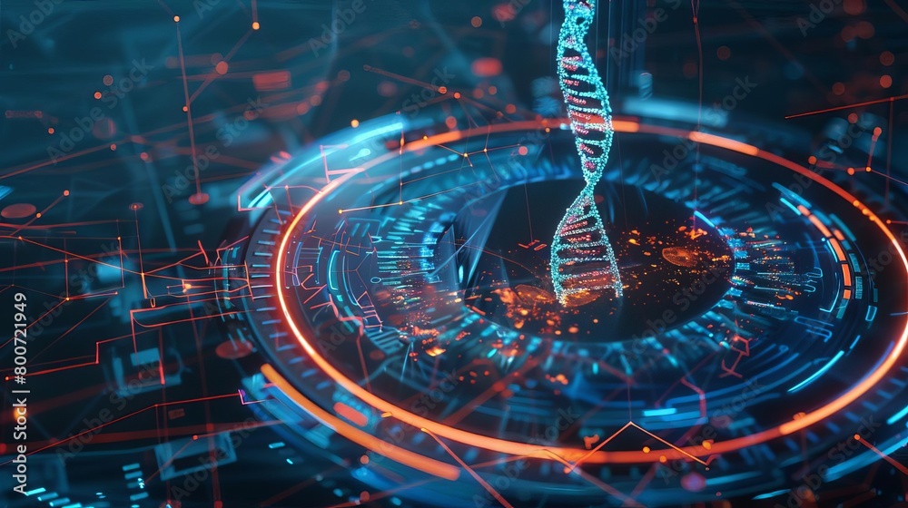 Gene editing technology used to correct genetic mutations and prevent ...