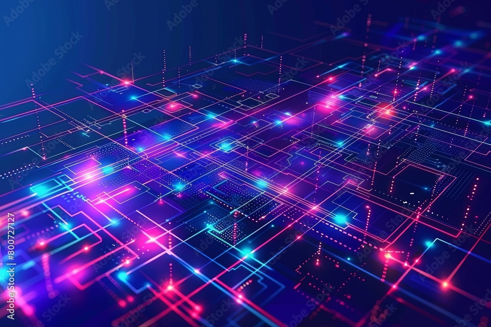 Digital Transformation, System Engineering and Programming Abstract Background AI Generated ...