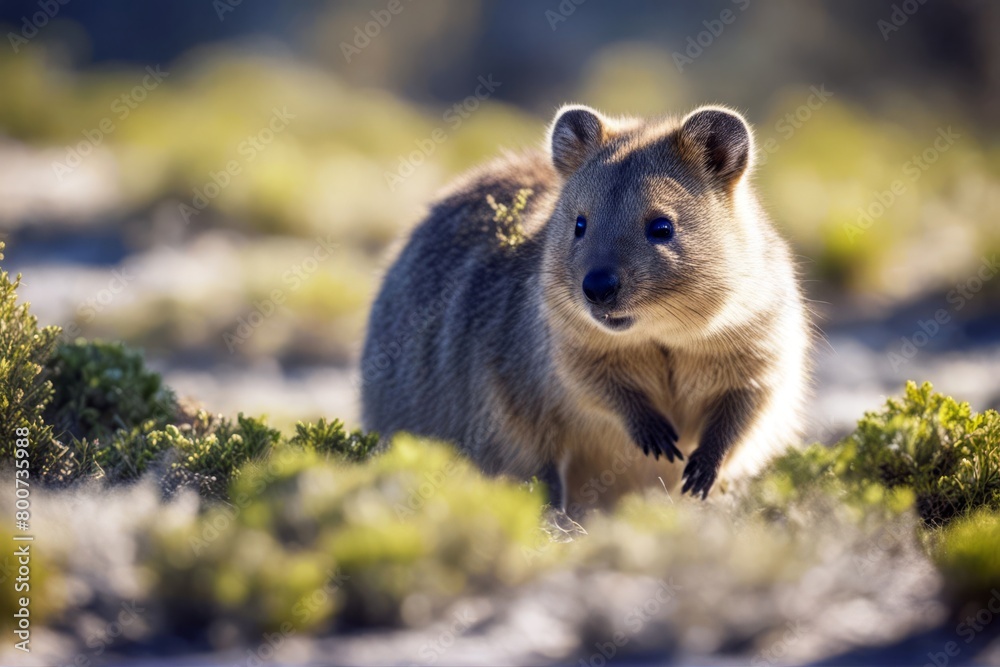 island brachyurus setonix rottnest quokka western australia animal ...