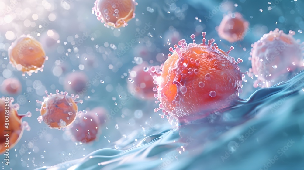 Rendering of a 3D concept for an oncology treatment that effectively ...