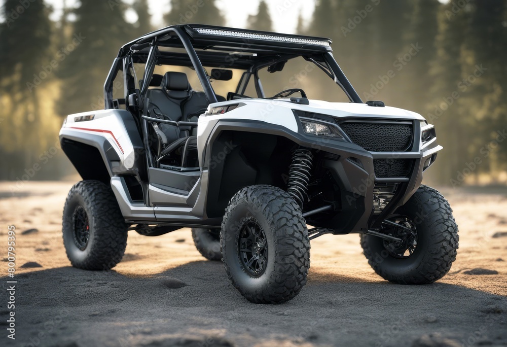 'utility utv 3d background vehicle white rendering beach desert motor ...