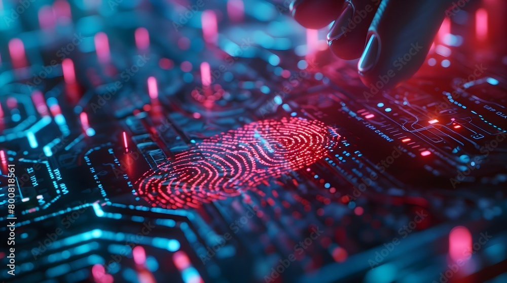 Fingerprint scanning for identification and biometric authorization ...