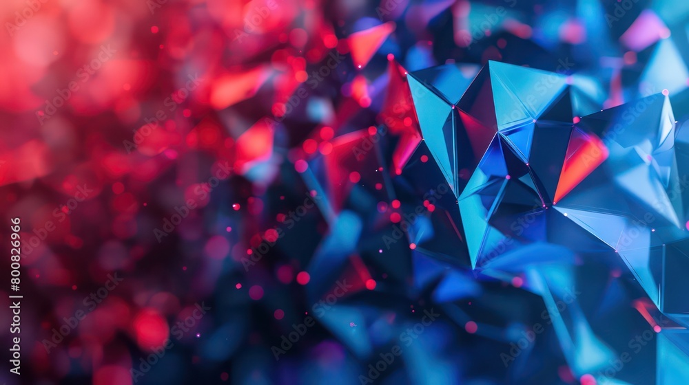 A vibrant profile picture background featuring various geometric forms ...
