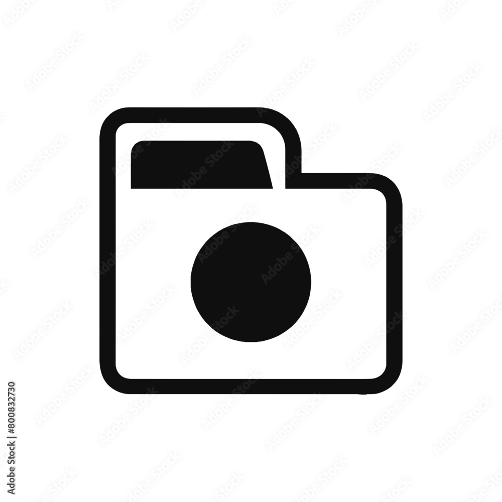 Transparent Background Folder Icon Vector Illustration Folder Icon Sign ...