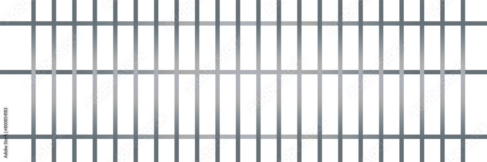 Poster Set of realistic prison metal bars isolated on transparent ...