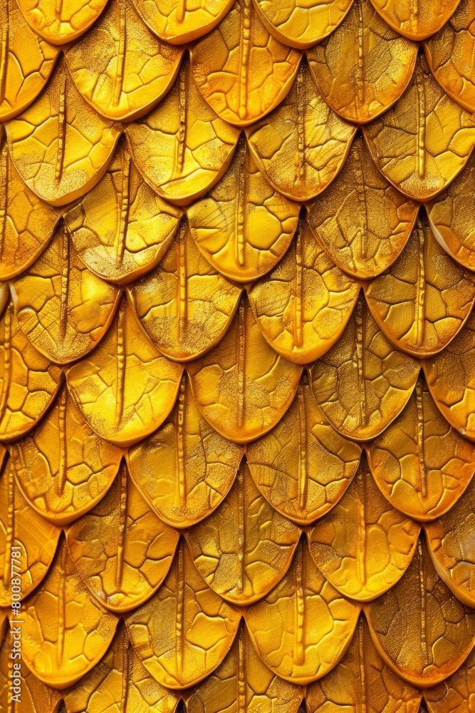 Gold dragon scale pattern close-up - luxury background texture for ...