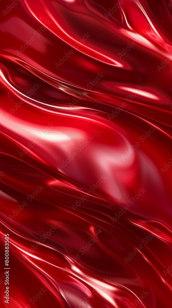 Rich ruby red abstract waves background, featuring intense color and ...