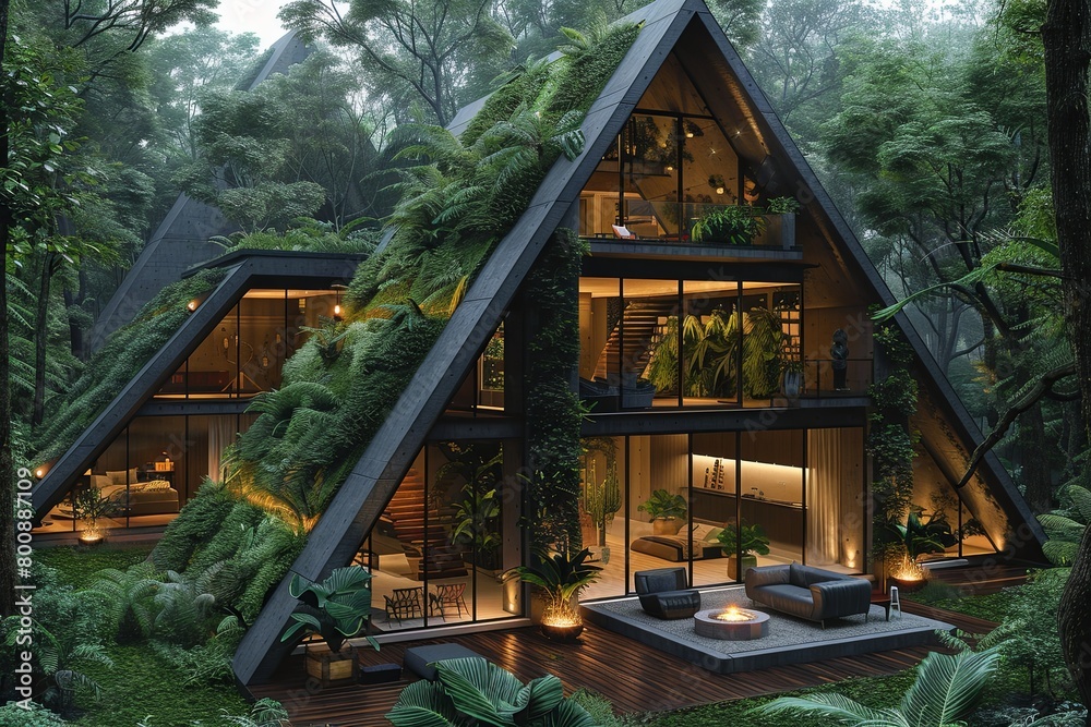 Mayan-Style Modular Housing Complex: Vertical Gardens & Rooftop ...