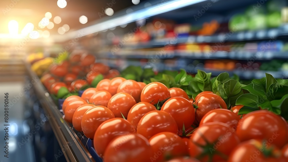 Grocery Shopping at a Retail Store or Supermarket. Concept Grocery ...