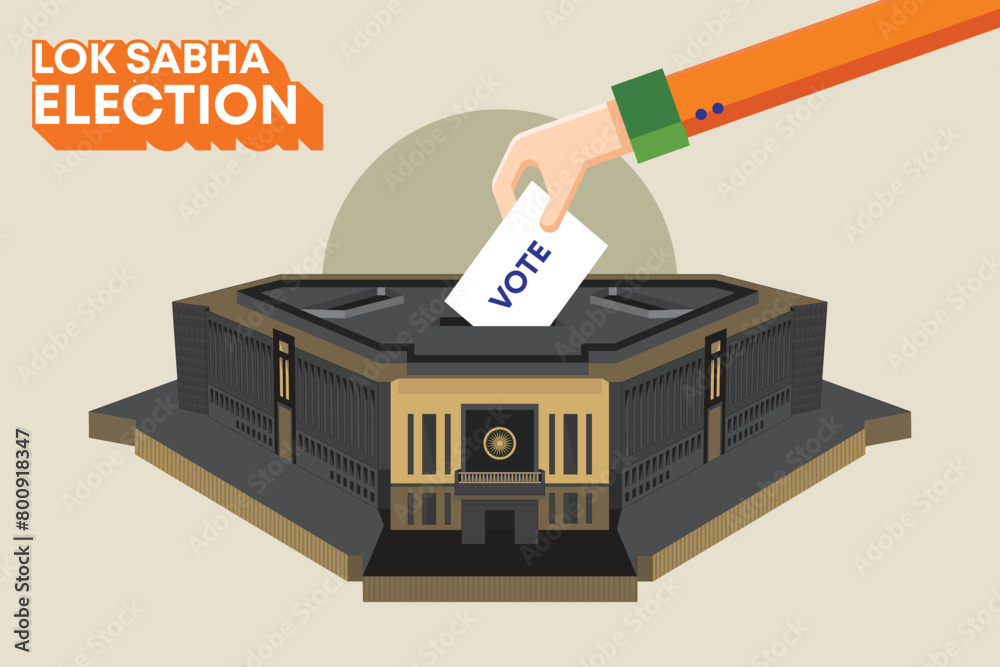 Lok Sabha Election of India. A creative concept poster design for an ...