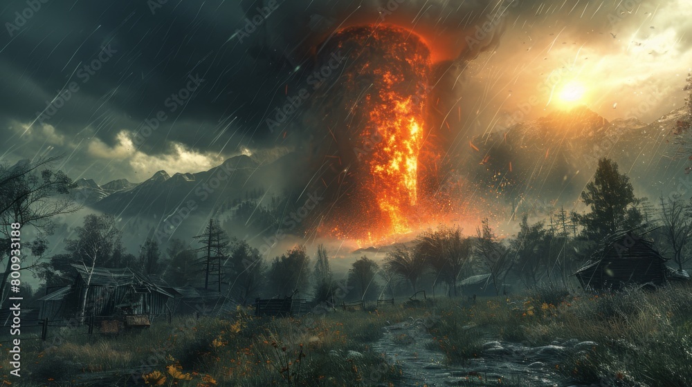 Destructive Fury Unleashed: Devastating Tornado Ravages Urban Landscape ...