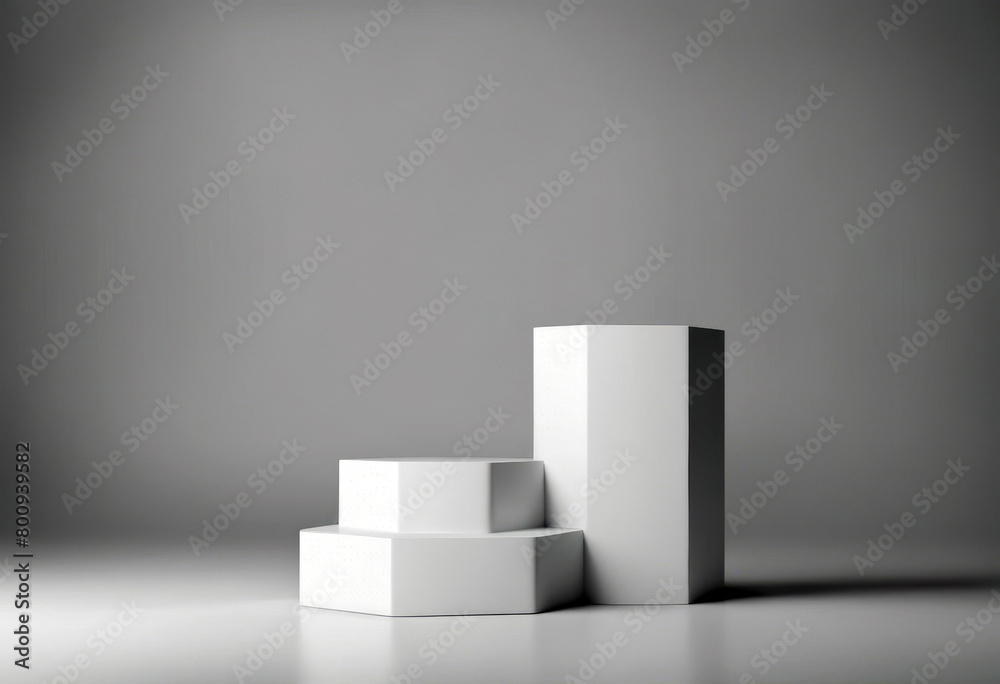 'podium advertising product White Blank pedestal studio template ...