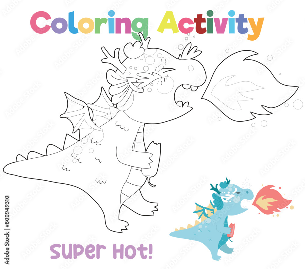 Coloring worksheet page. Educational printable coloring worksheet ...