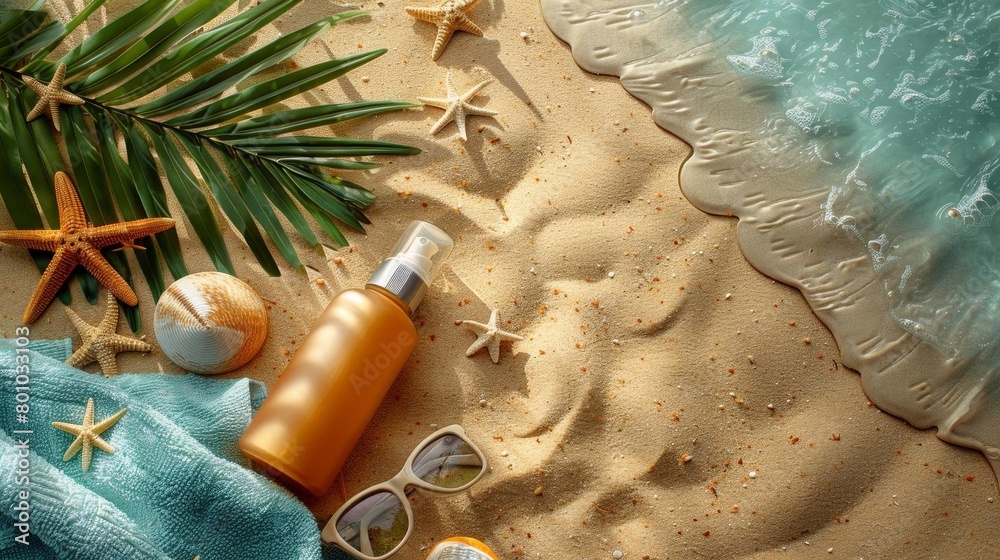 Tang Zai Rou Ruan De Sha Tan Shang ,Ting Zhao Hai Lang Pai Da Hai An De ...