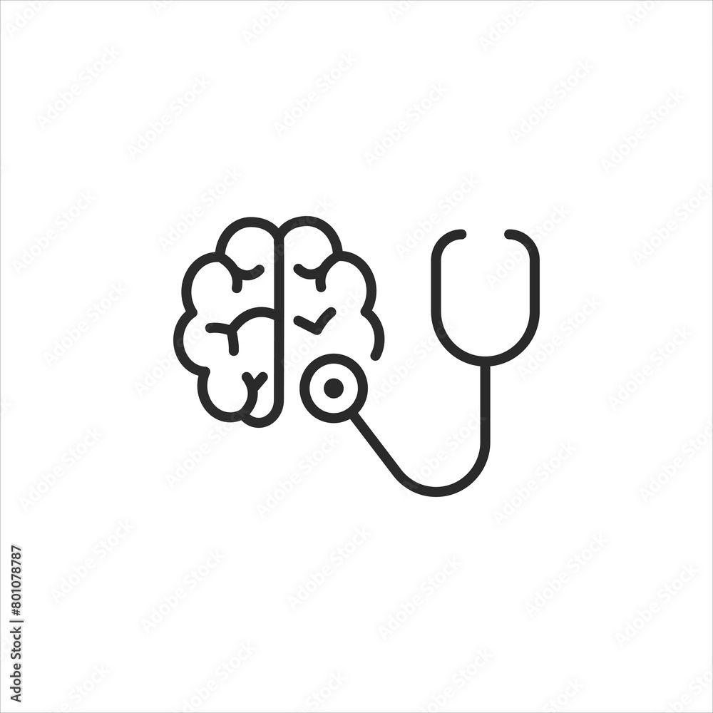 Mental health assessment icon symbolizing psychological evaluation ...