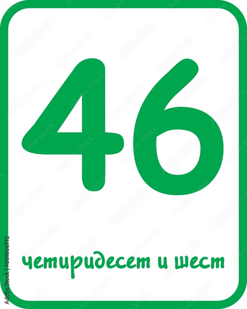 Flashcard Numbers for Kids Flashcard for homeschool, Kindergarten and ...