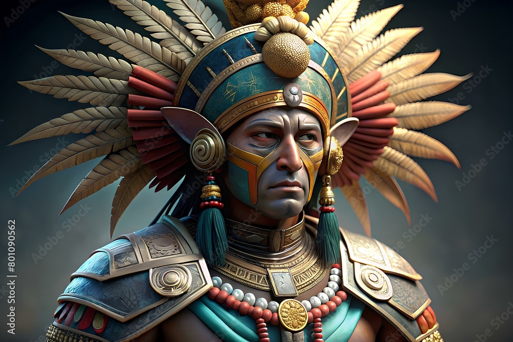 Stoic Zapotec Warrior: Honoring Indigenous Mexican Culture on Cinco de ...