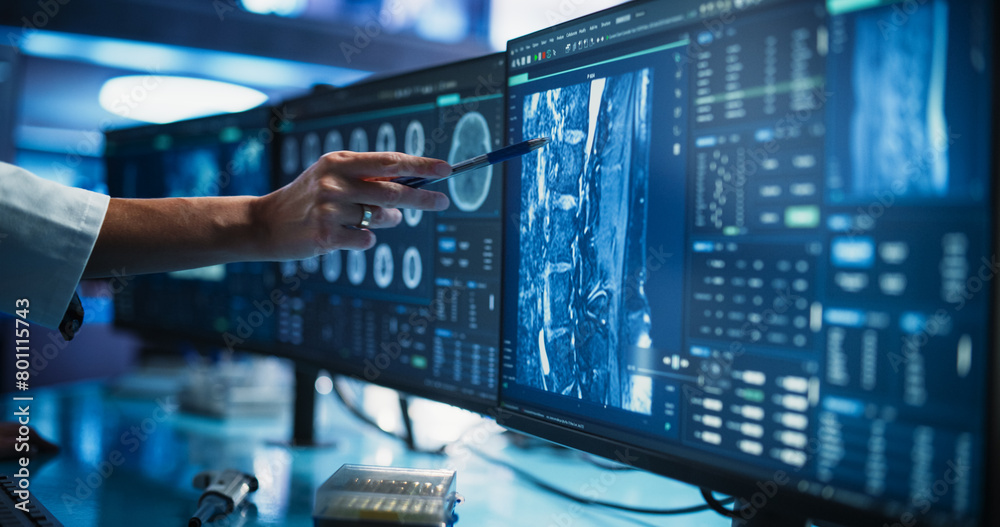 Modern Cancer Research Medical Center: Anonymous Doctor Pointing At ...