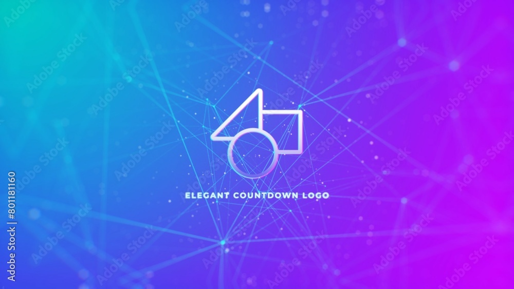 Elegant Countdown Logo Stock Template | Adobe Stock