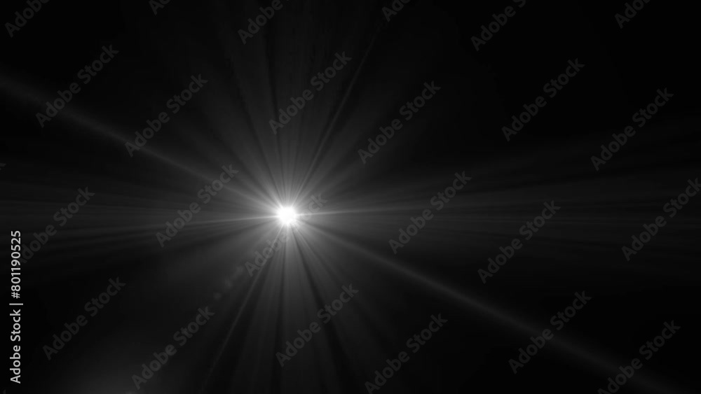 Optical lens flares light streaks shine ray flickering motion sport ...