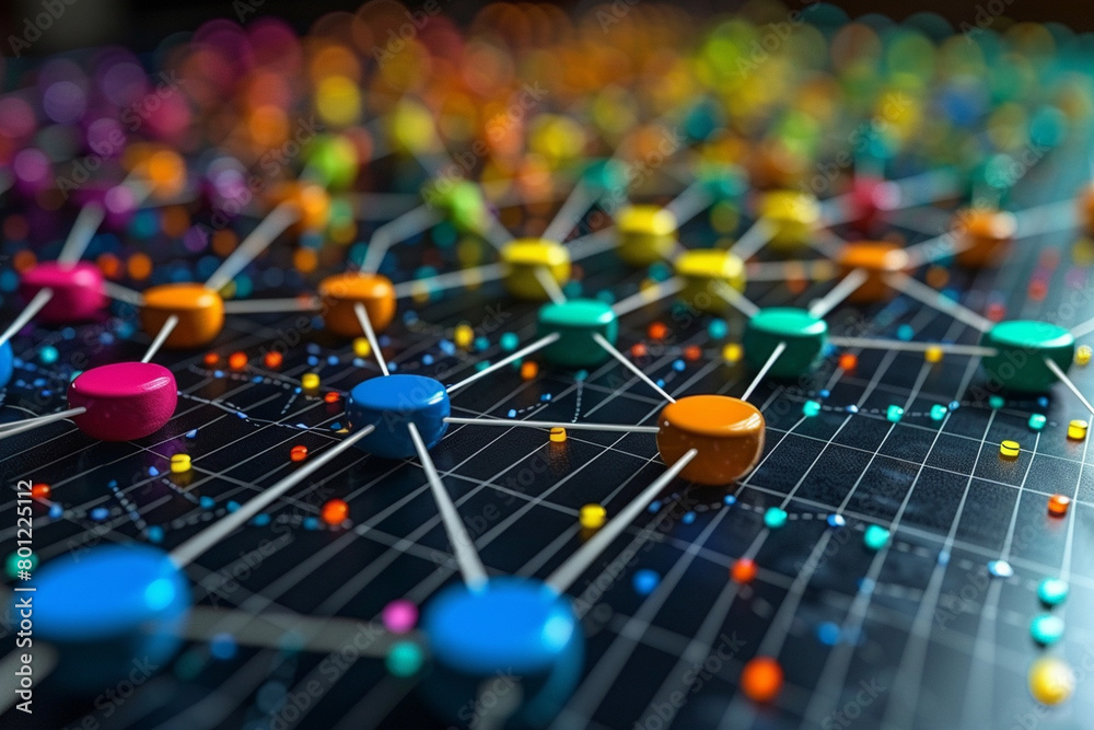 A radar chart evaluating the effectiveness of marketing channels in ...