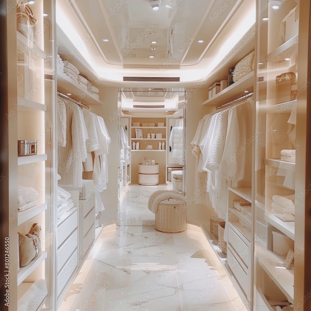 Modern design Dressing Room With Walk In Closet home interior design ...