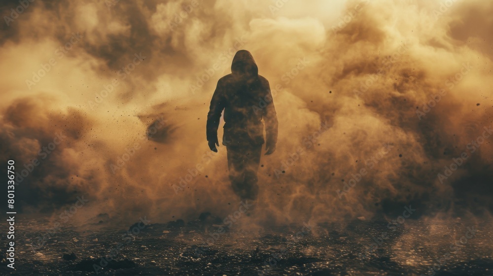 Psychological Effects: A real photo portraying the psychological toll ...