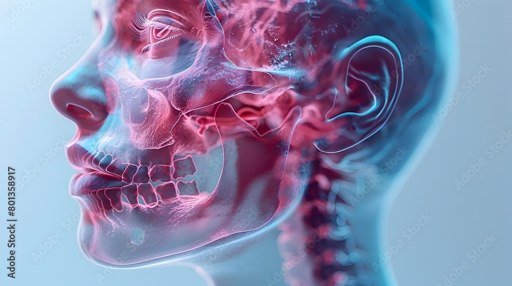 Futuristic Holographic Visualization of Otitis Media Ear Infection on ...