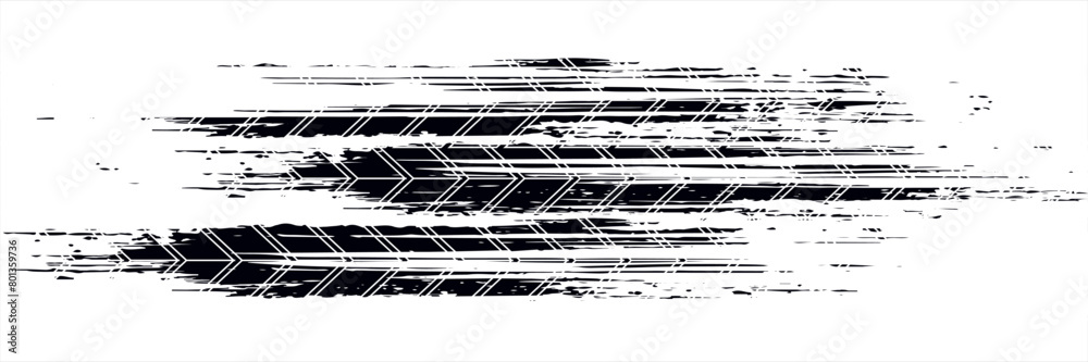 Tire tread marks, wheel textures, tire marks - car racing, motocross ...