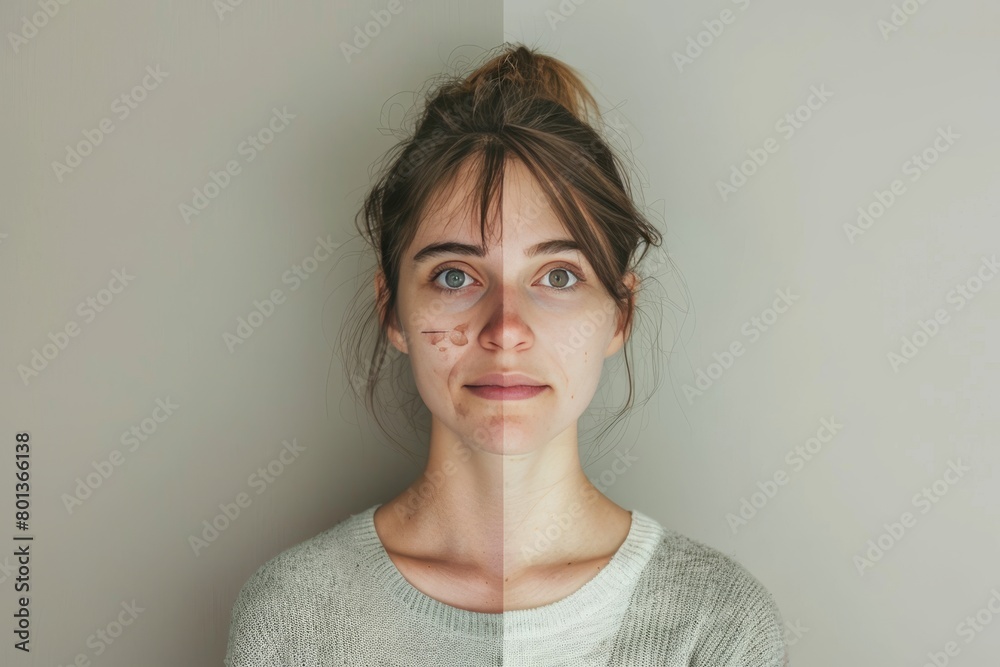 Aging stage portraits and genotype portrayals: exploring wrinkles due ...