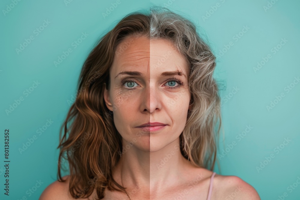 Aging split representation by beauty regimen: effects on facial skin ...