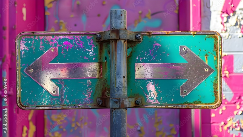 Navigating Decision-Making with Green Street Signs and Opposing Arrows ...