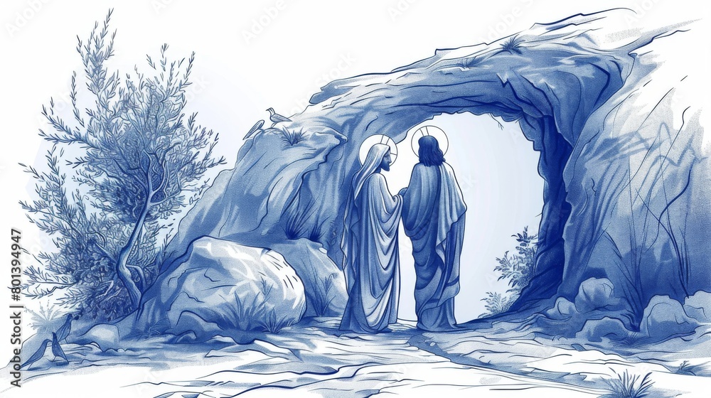 Resurrection of Jesus: Jesus appears to Mary Magdalene. Life of Jesus ...