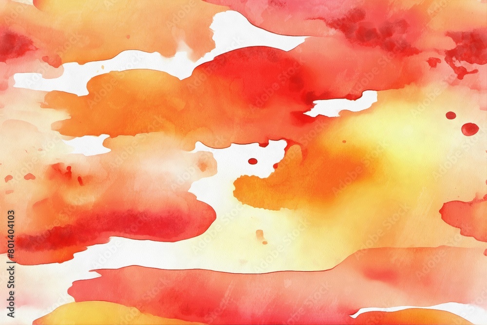 Vibrant watercolor painting on wet paper captures fluidity with rich ...