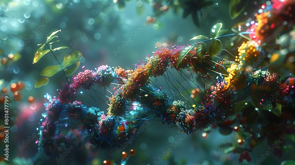 Foto de Behold the beauty of biotechnology in the intricate design of a ...
