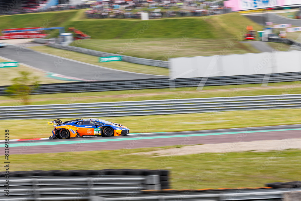 Oschersleben, Germany. 29th April, 2024.Scenic motion view LAMBORGHINI ...