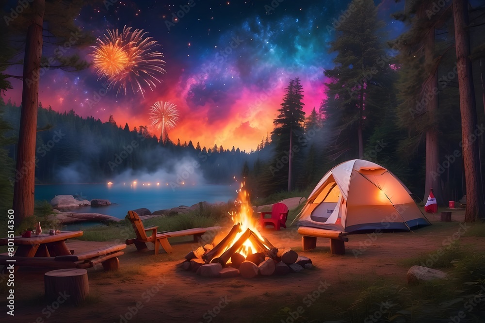 labor day celebration concept Stars, Stripes, and Labor: Celebrating ...