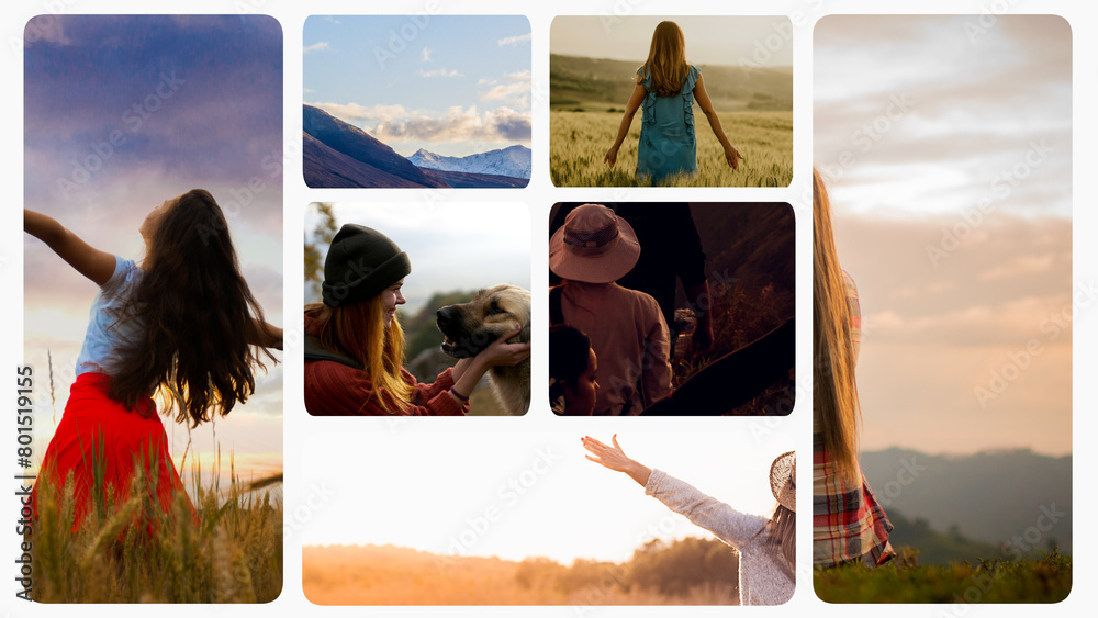 7 Split Screens Transitions Stock Template | Adobe Stock