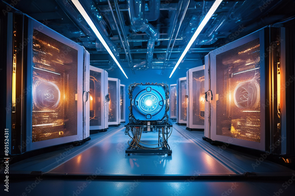 Super computadora cuántica en una instalación secreta de alta ...