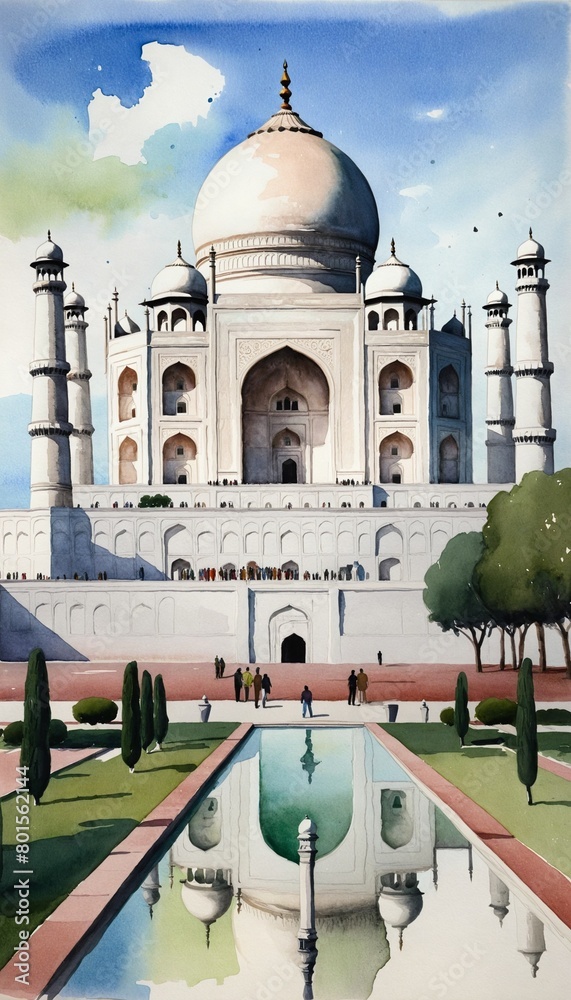 Drawing the Majestic Beauty of Agra: A Fine Art Tribute to India's ...