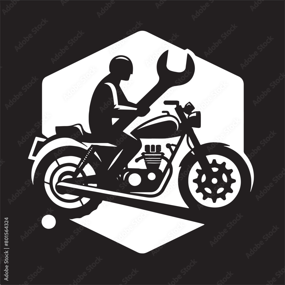 motocrafted logos, motorcycle logos, motorcycle repairing logos ...