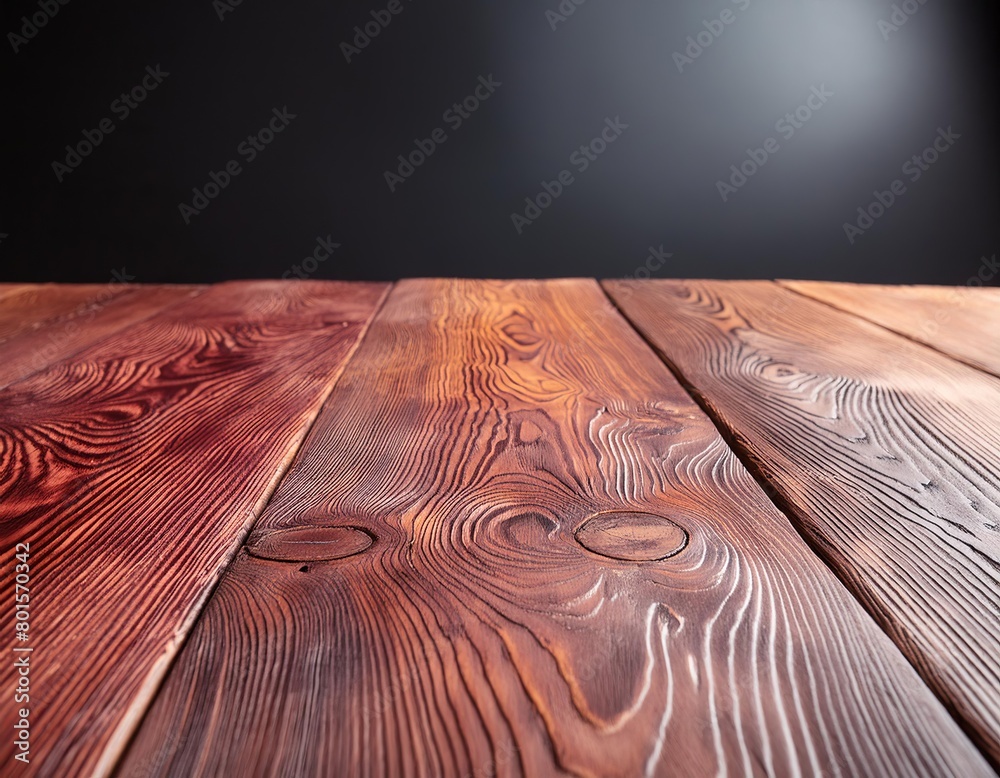 Dramatic Wooden Table Texture with Dark Abstract Background Stock Photo ...