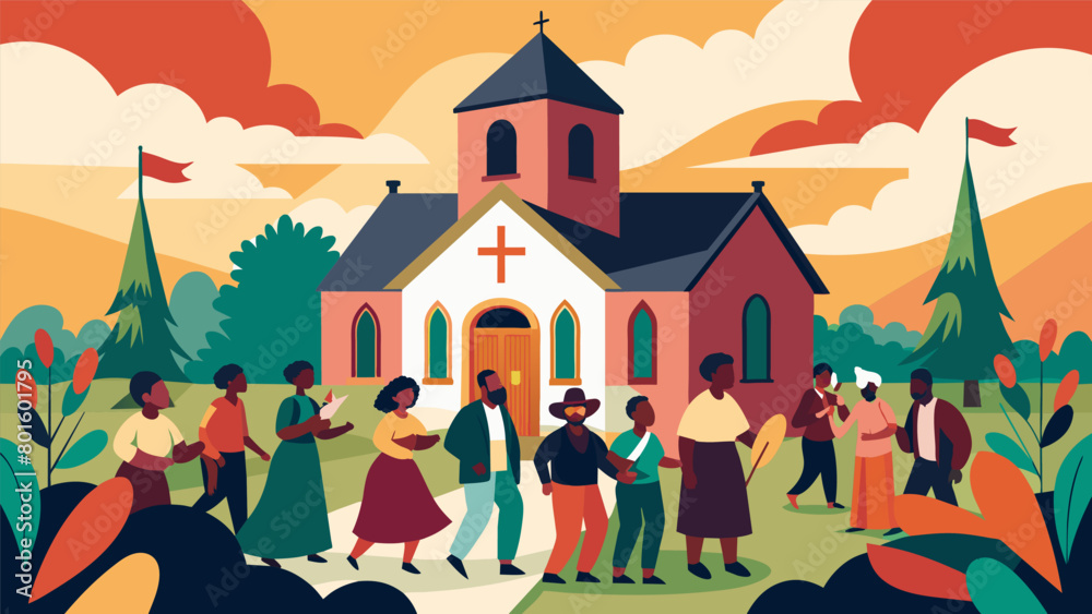 In this historic church built by freed slaves in the aftermath of the ...
