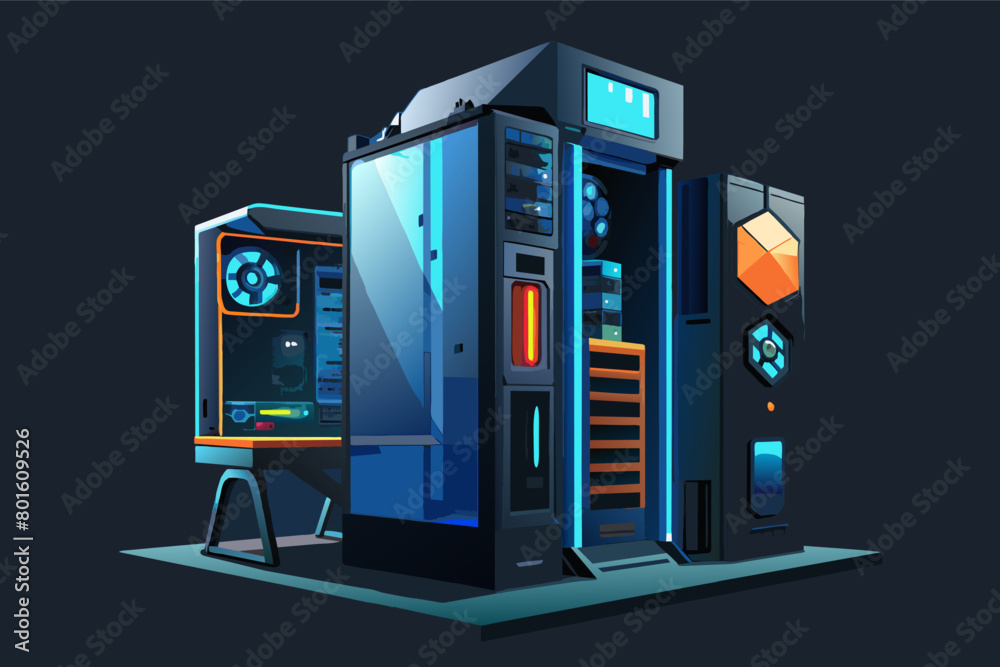 A modular desktop PC with interchangeable towers for customization and ... A modular desktop PC with interchangeable towers for customization and ...